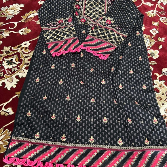 Dresses | New 3 Piece Pakistani Dress Ethnic Lawn Salwar Kameez | Poshmark